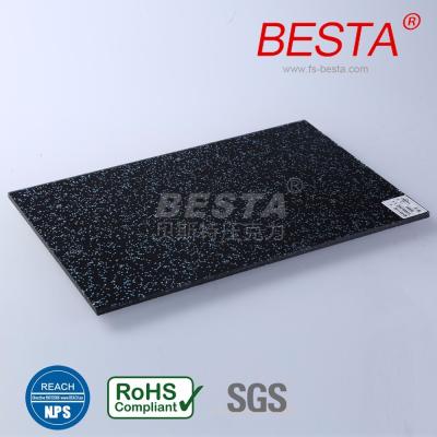 China 5mm Thick Black Glitter Acrylic Sheet for Furniture Decoration - 93% Light Transmittance, 3-Year Warranty for sale