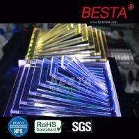 China Edge Lit Neon Fluorescent Acrylic LED Sign Board 2.8mm-15mm with 93% Light Transmission and 3-Year Warranty for sale