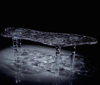 China Custom Acrylic Stool with 3D Effects - 300 lbs Capacity PMMA Material for Art Exhibitions and Modern Interiors for sale