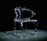 China Clear Acrylic Dining Chair with 300 Lbs Weight Capacity - Modern PMMA Furniture No Assembly Required for sale