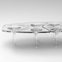 China Premium Acrylic Furniture with 300 lbs Weight Capacity - Modern Indoor Stool & Table Collection for sale