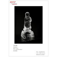 China Medium Size Acrylic Art Sculptures with Abstract Design and Clear PMMA Material for Tabletop Display for sale