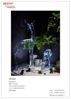 China Modern Acrylic Art Sculptures with Smooth Finish - Abstract Tabletop Decor for Indoor Spaces for sale