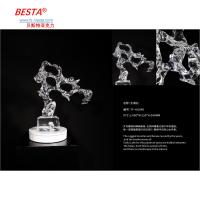 China Medium Size Acrylic Art Sculptures - Handmade PMMA Abstract Tabletop Decor for Home & Office for sale