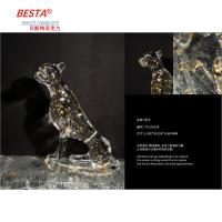 China Medium Clear Acrylic Art Sculptures - Handcrafted PMMA Abstract Figurines with Smooth Finish for Tabletop Display for sale