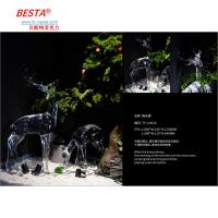 China Medium Clear Acrylic Art Sculptures - Handmade PMMA Abstract Decor with Smooth Finish for Modern Tabletop Display for sale