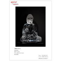 China Medium Clear Acrylic Art Sculptures - Handmade PMMA Abstract Decor with Smooth Finish for Modern Tabletop Display for sale