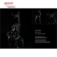 China Medium Clear Acrylic Art Sculptures - Handmade PMMA Abstract Decor with Smooth Finish for Modern Tabletop Display for sale