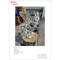 China Medium Size Clear Acrylic Art Sculptures with Smooth Finish - Handmade Modern Abstract Design for Tabletop Display for sale