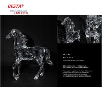 China BESTA Acrylic Art Sculptures - Medium Size Clear Abstract Modern Decor with Handmade Craftsmanship for sale