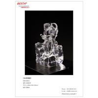 China BESTA Acrylic Art Sculptures - Medium Size Clear Abstract Modern Decor with Handmade Craftsmanship for sale