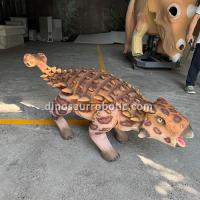 China Silicone Robotic Dinosaurs Ankylosaurus Walking Dinosaur Indoor Outdoor for sale
