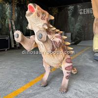 China Silicone Robotic Dinosaurs Ankylosaurus Walking Dinosaur Indoor Outdoor for sale