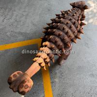 China Silicone Robotic Dinosaurs Ankylosaurus Walking Dinosaur Indoor Outdoor for sale