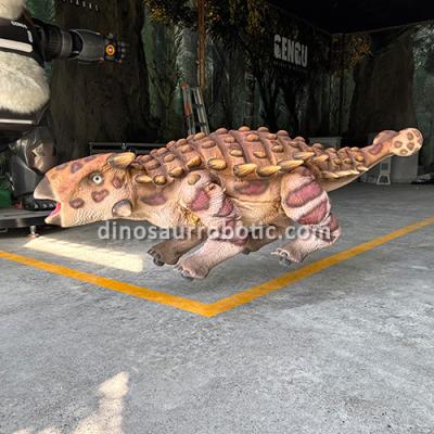 China Silicone Robotic Dinosaurs Ankylosaurus Walking Dinosaur Indoor Outdoor for sale