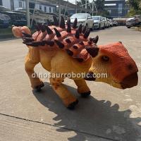 China Realistic Silicone Skin Ankylosaurus Robot with Remote Control Interaction and Customizable Movements for sale