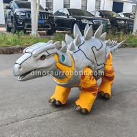 China Customizable Quadruped Remote Control Robotic Dinosaur Interactive Stegosaurus Robot for Commercial Events for sale