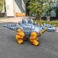 China Customizable Quadruped Remote Control Robotic Dinosaur Interactive Stegosaurus Robot for Commercial Events for sale