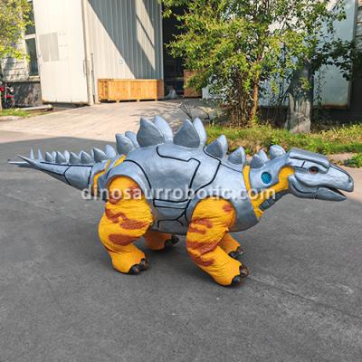 China Customizable Quadruped Remote Control Robotic Dinosaur Interactive Stegosaurus Robot for Commercial Events for sale
