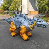 China Customizable Quadruped Remote Control Robotic Dinosaur Interactive Stegosaurus Robot for Commercial Events for sale