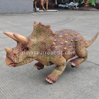 China Realistic Silicone Triceratops Robotic Dinosaur with Multiple Performance Actions and Customizable Features for sale