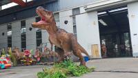 China Tyrannosaurus Rex Dinosaur For Sports Park Life Size for sale