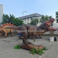 China Tyrannosaurus Rex Realistic Dinosaur Animatronic Music Function for sale