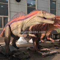 China Realistic Dinosaur Animatronic Acrocanthosaurus Music Function for sale