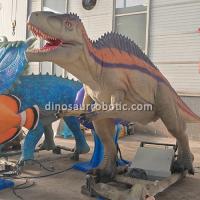 China Realistic Dinosaur Animatronic Acrocanthosaurus Music Function for sale