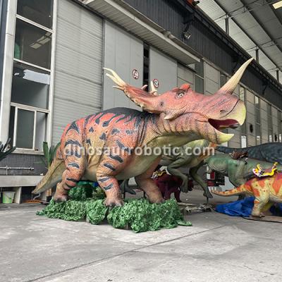 China Styracosaurus Animatronic Dinosaur Outdoor Adventure Park for sale