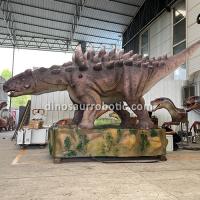 China Animatronic Dinosaur Outdoor Adventure Park Ankylosaurus for sale
