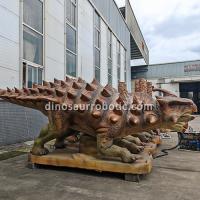 China Exhibitions Ankylosaurus Animatronic Ultra Realistic Dinosaur Sculpting for sale
