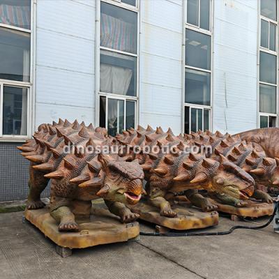 China Exhibitions Ankylosaurus Animatronic Ultra Realistic Dinosaur Sculpting for sale