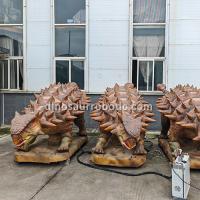 China Exhibitions Ankylosaurus Animatronic Ultra Realistic Dinosaur Sculpting for sale