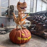 China Band Dinosaur Realistic Dinosaur Animatronic Music Function for sale