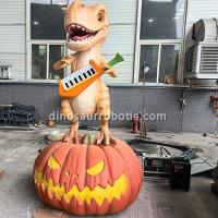 China Band Dinosaur Realistic Dinosaur Animatronic Music Function for sale
