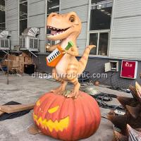 China Band Dinosaur Realistic Dinosaur Animatronic Music Function for sale