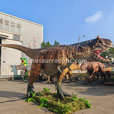 China Carnotaurus Life Size Animatronic Dinosaurs Outdoor for sale