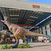 China Carnotaurus Life Size Animatronic Dinosaurs Outdoor for sale