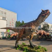 China Carnotaurus Life Size Animatronic Dinosaurs Outdoor for sale