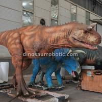 China Carnotaurus Realistic Animatronic Dinosaur For Adventure Park for sale