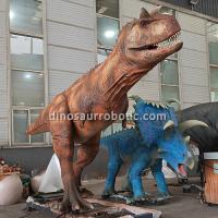China Carnotaurus Realistic Animatronic Dinosaur For Adventure Park for sale