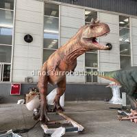 China Carnotaurus Realistic Animatronic Dinosaur For Adventure Park for sale