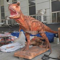 China Carnotaurus Realistic Animatronic Dinosaur For Adventure Park for sale