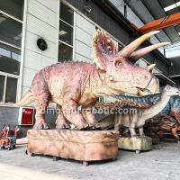 China Triceratops Realistic Animatronic Dinosaur Commercial for sale