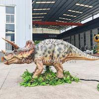 China Realistic Animatronic Dinosaur Commercial Animatronic Triceratops for sale