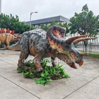China Realistic Animatronic Dinosaur Commercial Animatronic Triceratops for sale