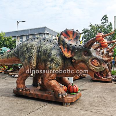 China All Weather Animatronic Triceratops Scratch Resistant For Adventure Park for sale