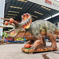 China All Weather Animatronic Triceratops Scratch Resistant For Adventure Park for sale