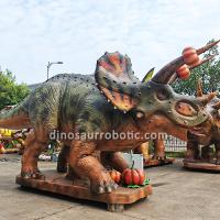 China All Weather Animatronic Triceratops Scratch Resistant For Adventure Park for sale
